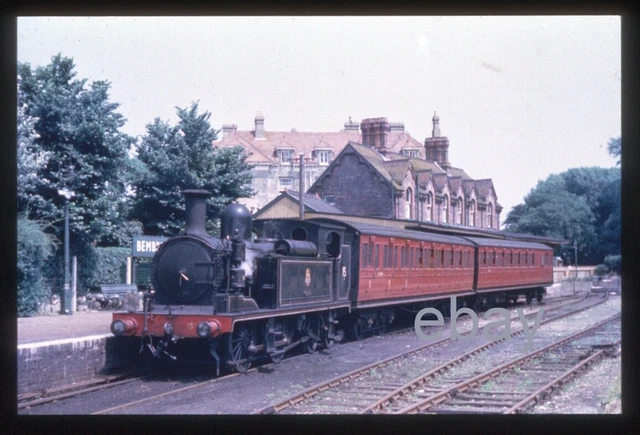 35MM SLIDE - ex SR O2 W15 at Bembridge station, Isle of Wight c.1960's ...
