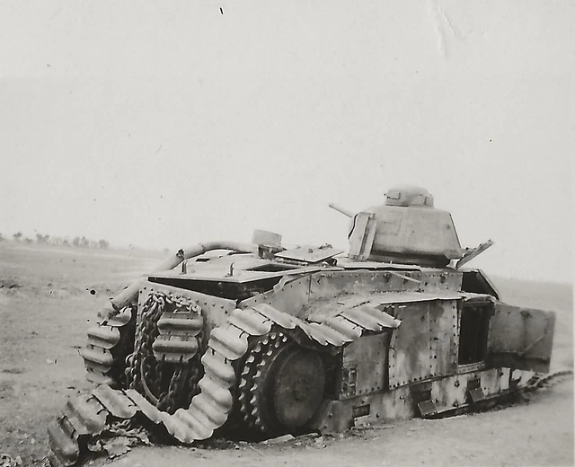 PHOTO CHAR TANK blindé ww2 renault militaires BATAILLON DE CHARS DE ...