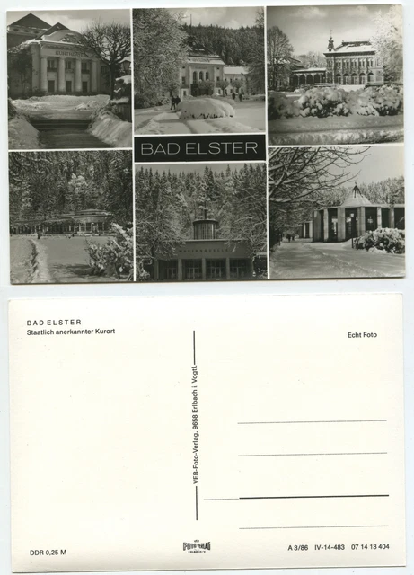 15250 - BAD Elster - Echtfoto - alte Ansichtskarte EUR 5,00 - PicClick DE