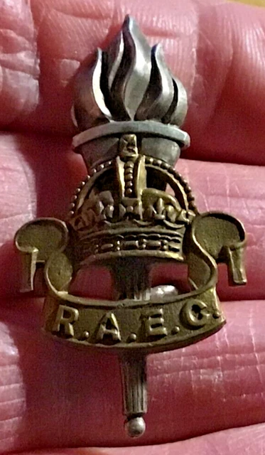 WW2 BRITISH ARMY Royal Arm Education Corps Cap Badge. £3.99 - PicClick UK