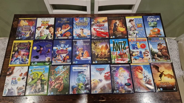 DISNEY PIXAR DREAMWORKS DVD Bundle 24 Films £30.00 - PicClick UK