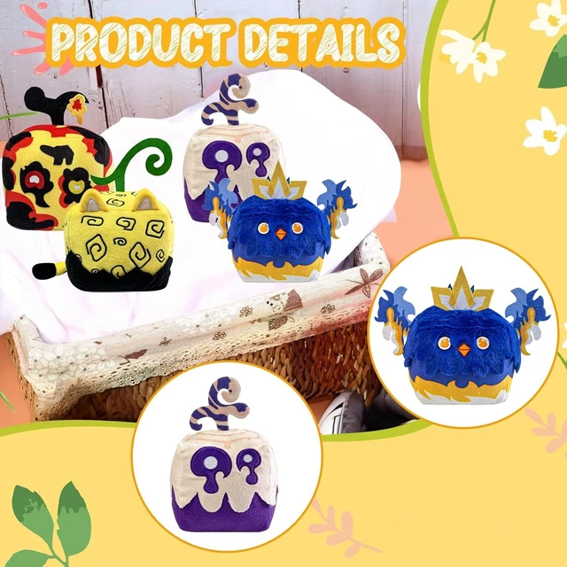 BLOX FRUITS PLUSH,BLOX Fruits Plushies Soft Stuffed Animal Pillow ...