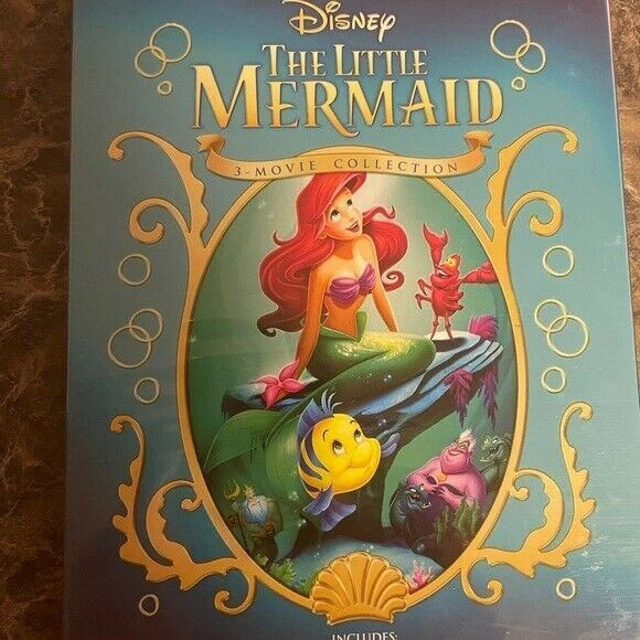 DISNEY THE LITTLE Mermaid 3 movie collection (DVD) NEW EUR 14,38 ...