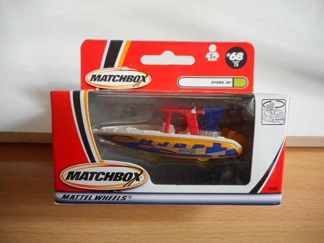 MATCHBOX HYDRO JET en blanc/rouge dans une boîte EUR 7,02 - PicClick FR