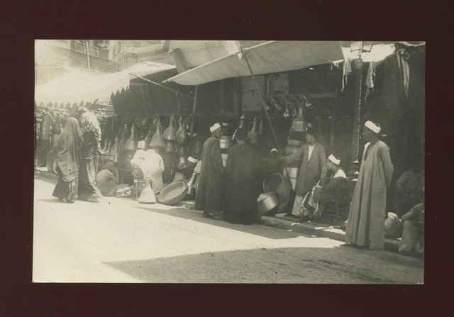 EGYPT CAIRO MARKET Street Vendors c1920/30s? RP PPC £8.00 - PicClick UK