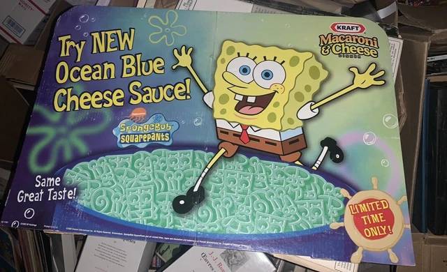 VINTAGE 2002 KRAFT Macaroni & Cheese Spongebob Squarepants Promotional ...