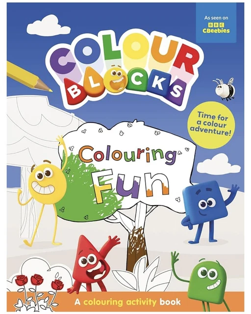 COLOURBLOCKS COLOURING FUN: A Colouring Activity Colour Book CBeebies ...