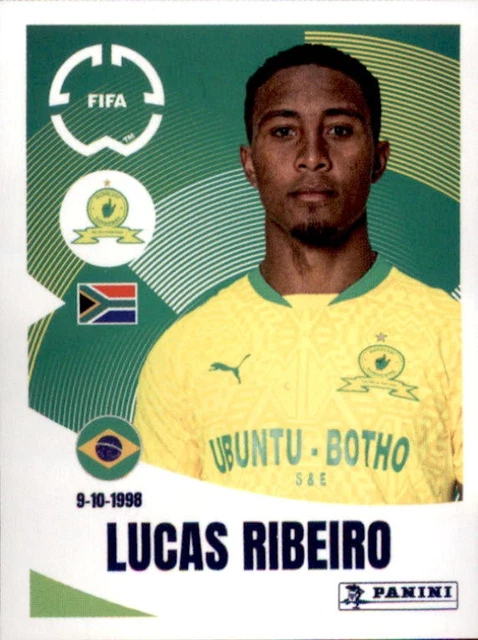 PANINI FIFA CLUB World Cup 2025 Sticker 402 Lucas Ribeiro Mamelodi ...