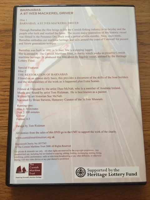 BARNABAS A ST Ives Mackerel Driver - DVD EUR 11,70 - PicClick IT