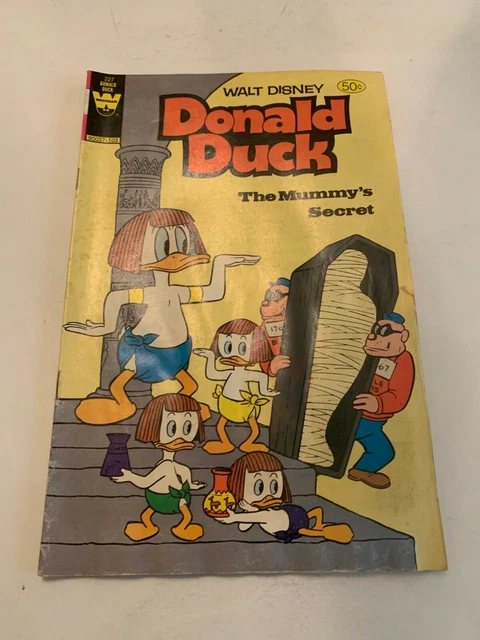 1964 WALT DISNEY Donald Duck The Mummy's Secret No 227 Whitman Comic ...