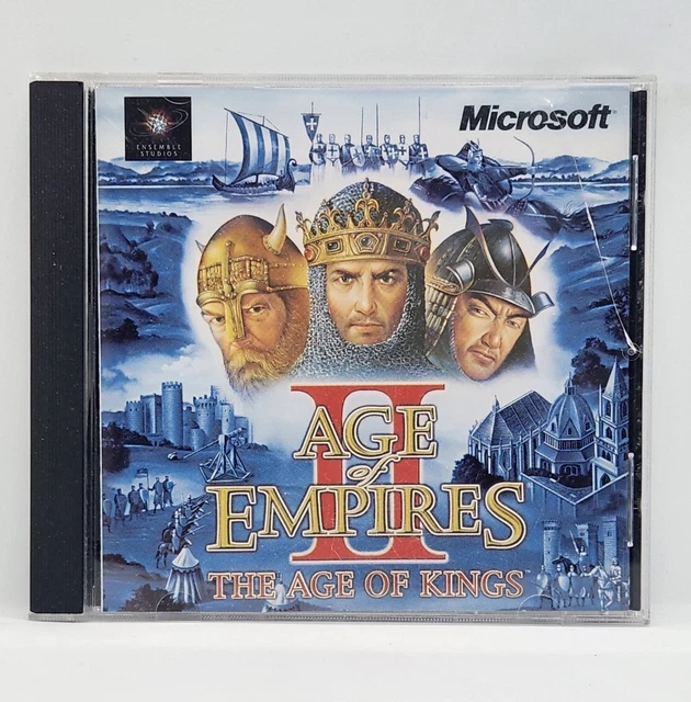 AGE OF EMPIRES II (1999) Microsoft *Good Condition* *Complete* PC CD ...