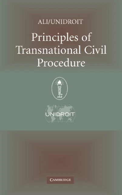 PRINCIPLES OF TRANSNATIONAL Civil Procedure Hardback Cambridge ...