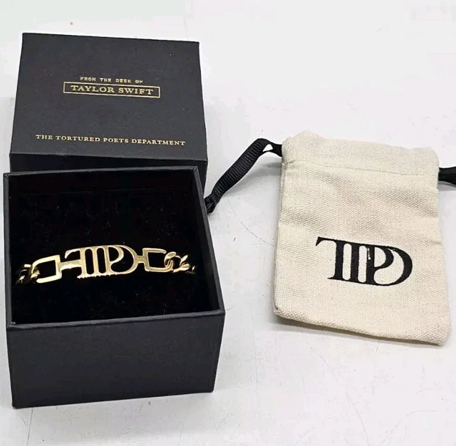 TAYLOR SWIFT TTPD The Tortured Poets Department Bracelet S/M In Hand ...