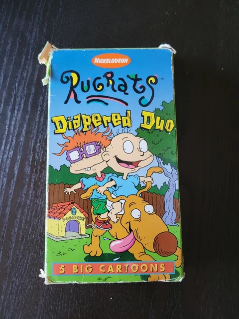 NICKELODEON'S RUGRATS VHS - "Diapered Duo" - Vintage Orange Tape - Wear ...