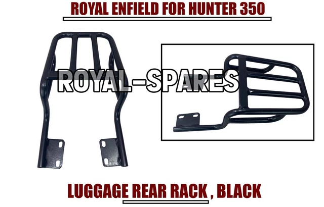 ROYAL ENFIELD HUNTER 350 "LUGGAGE REAR RACK" NOIR - Avec expédition ...