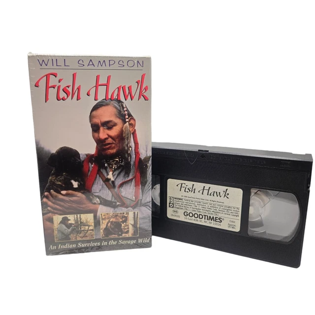 FISH HAWK VHS Tape Movie Will Sampson Native American Vintage FishHawk ...