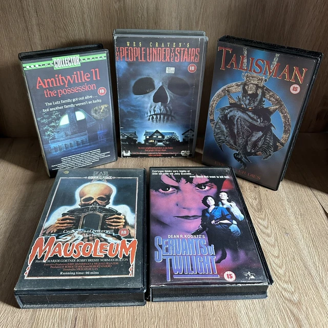 5 X HORROR VHS Bundle - Mausoleum Amityville Talisman & More - **Please READ** £34.99 - PicClick UK