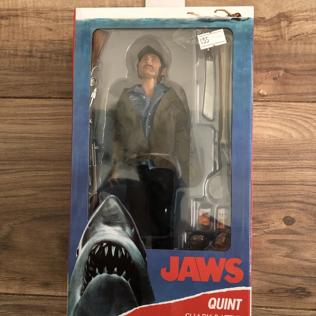 JAWS SAM QUINT Shark Battle 8” Clothed Action Figure Neca EUR 29,67 ...