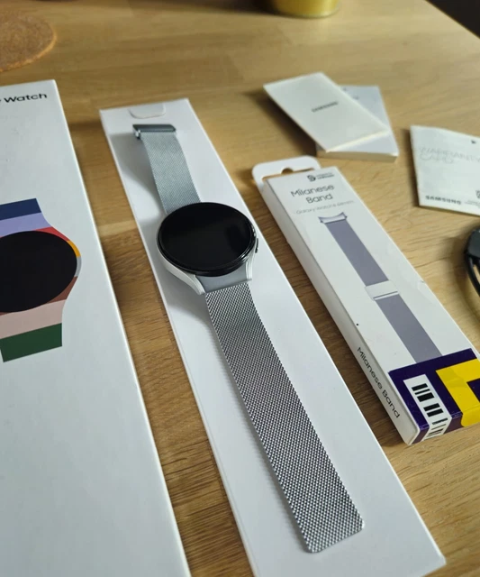 SAMSUNG GALAXY WATCH 5 R915 44mm Aluminiumgehäuse LTE silber orig ...