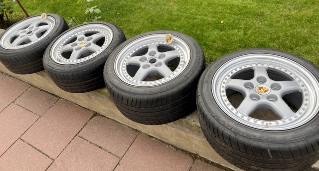 TRAMONT STARIA FELGEN 3tlg Gotti Zbh 8,5+10x17 Porsche 911 964 Turbo ...