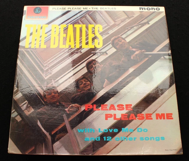 BEATLES PLEASE PLEASE Me UK MONO Gold Label Dick James 1st Pressing LP ...
