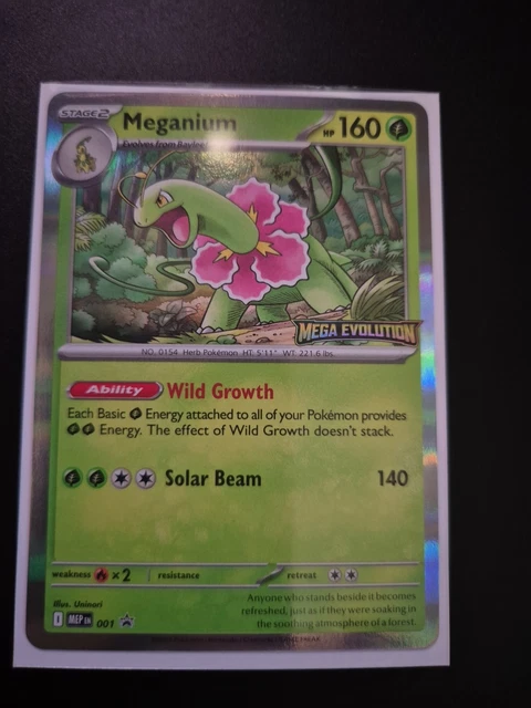 MEGANIUM 001 ME: Mega Evolution Promo Regular £29.50 - PicClick UK