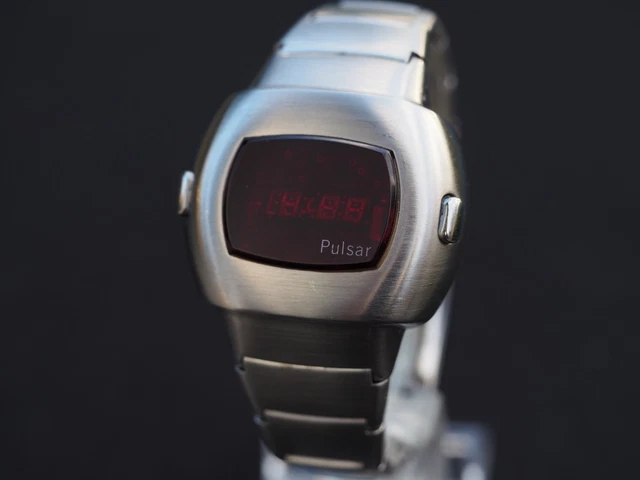 VINTAGE 1975 HAMILTON Pulsar P3 Date / Command Time Computer LED watch ...