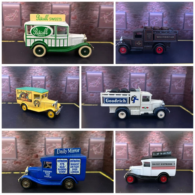 CLASSIC CAR FORD Model A American Delivery Van Model Diecast Toy 1:64-1 ...