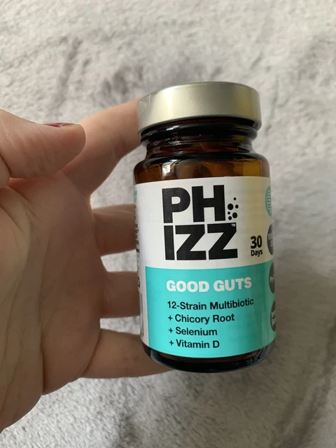 PHIZZ BRAND NEW Good Guts 12 Strain Multibiotic Vitamin D, Selenium ...