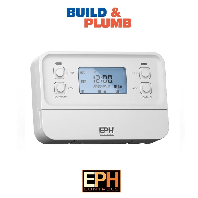 EPH WIRED CENTRAL Heating & Hot Water Programmer Twin Channel A27-HW £ ...