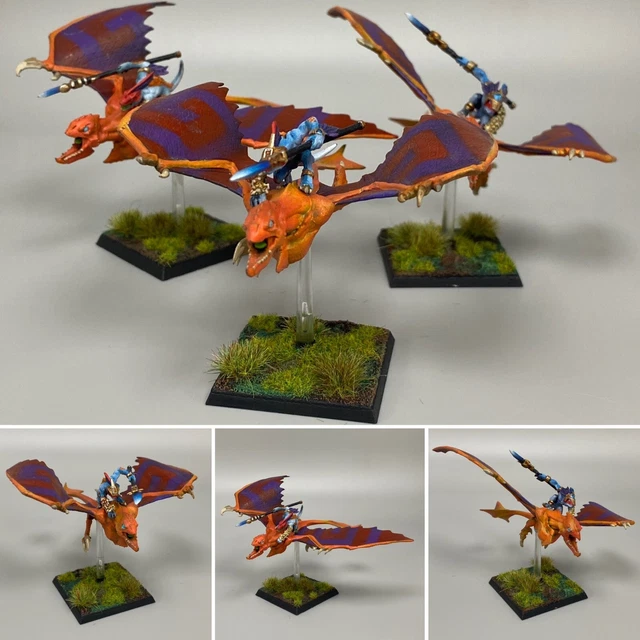 3 UOMO RETTILE Ripperdactyls Warhammer Fantasy Seraphon The Old World Aos EUR 156,14 - PicClick IT