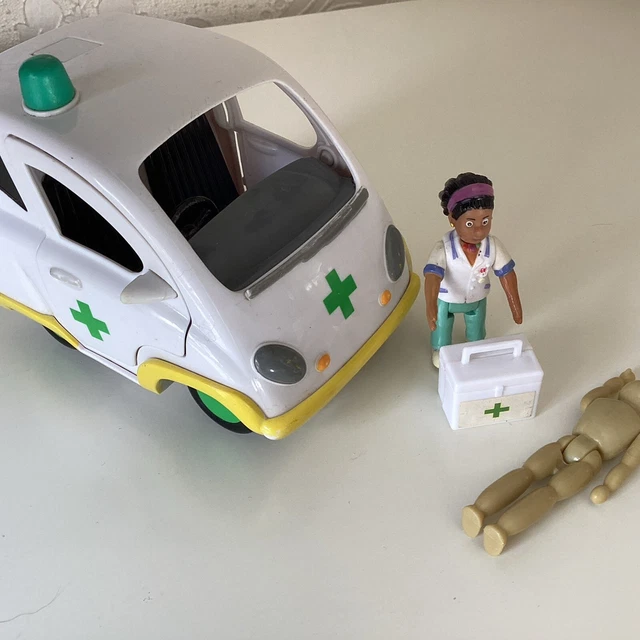 FIREMAN SAM TOYS MusicalAmbulance Nurse Helen Flood Figure First Aid ...