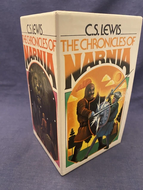 1970 CS LEWIS Chronicles of Narnia Boxed Set Like New 1st Collier Books ...