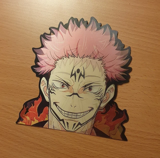 JUJUTSU KAISEN: YUJI Itadori, Sukuna 3D Motion Moving Sticker, Anime ...