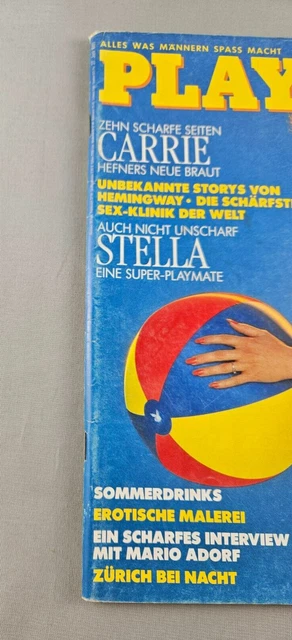 VINTAGE PLAYBOY DEUTSCHLAND July 1986 Stella Kobs $49.97 - PicClick AU