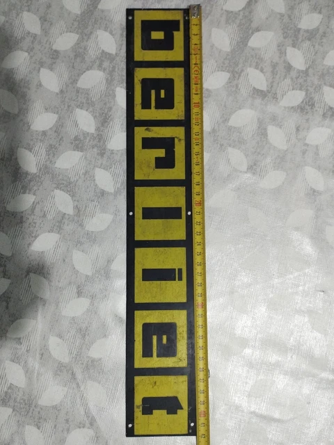 ANCIENNE PLAQUE BERLIET Logo Insigne Tôle EUR 25,00 - PicClick FR