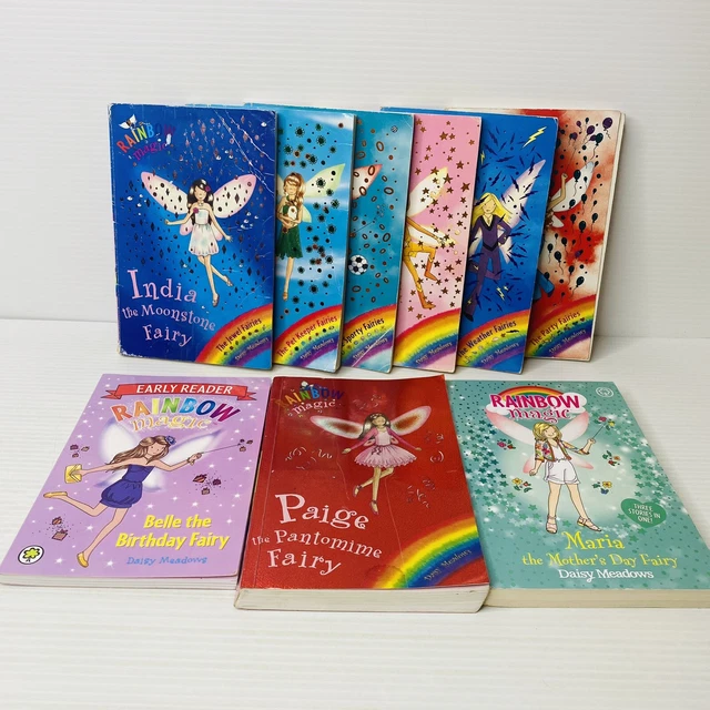 RAINBOW MAGIC: THE Rainbow Fairies 9 Book Set Collection Series 1 Kids ...