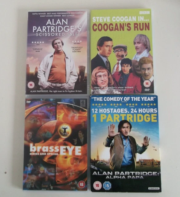 ALAN PARTRIDGE - Steve Coogan- Dvd Bundle £10.00 - PicClick UK