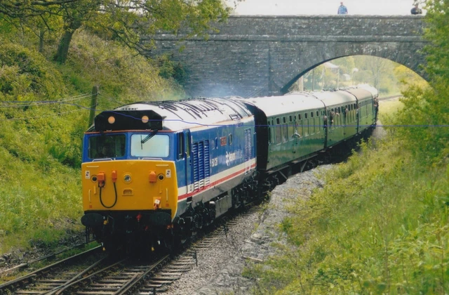 DIESEL RAILWAY PHOTO Nse Class 50 Photograph Train Picture 50026 ...