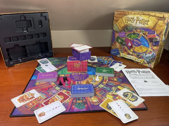 HARRY POTTER & The Philosophers Stone Trivia Game Board Game Mattel £14 ...