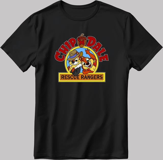 CHIP'N DALE RESCUE Rangers Short Sleeve White-Black Men's / Women L328 ...
