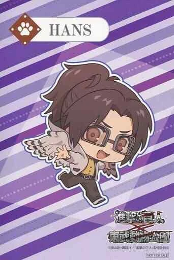 ATTACK ON TITAN Good Hanji Zoe Shikishi card picture toy Collection ...