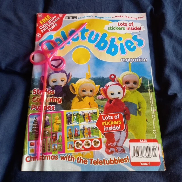 HIGHLY COLLECTABLE, 1997 Teletubbies Magazine With Gift And Stickers ...
