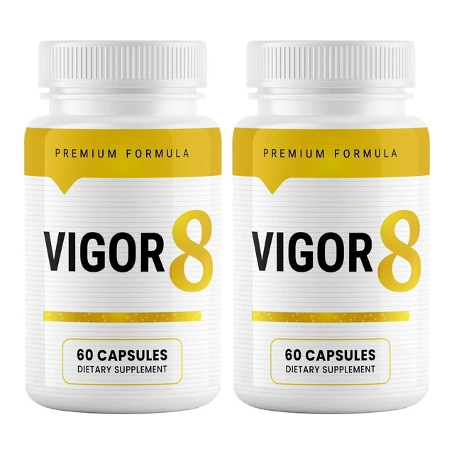 (2 PACK) VIGOR 8 Advanced Male Health Pills to Improve Stamina ...