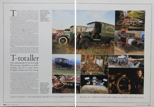 ORIGINAL CSC 1999 extracted mag article: FORD MODEL T TUCKETT examples ...