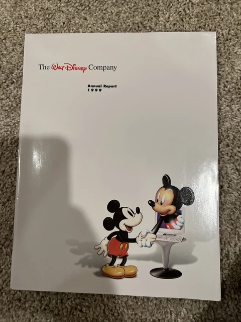 THE WALT DISNEY Company 1999 Annual Report Classic Mickey Mouse ...