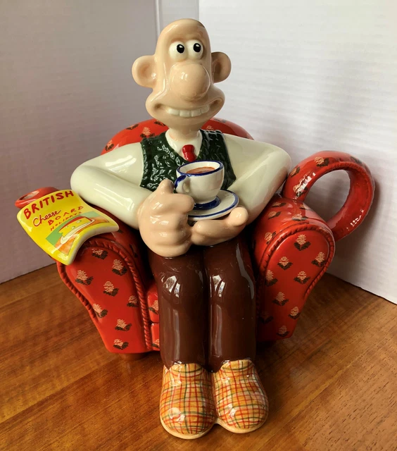 WALLACE & GROMIT teapot RARE collectable 2005 "The Curse of the Were ...