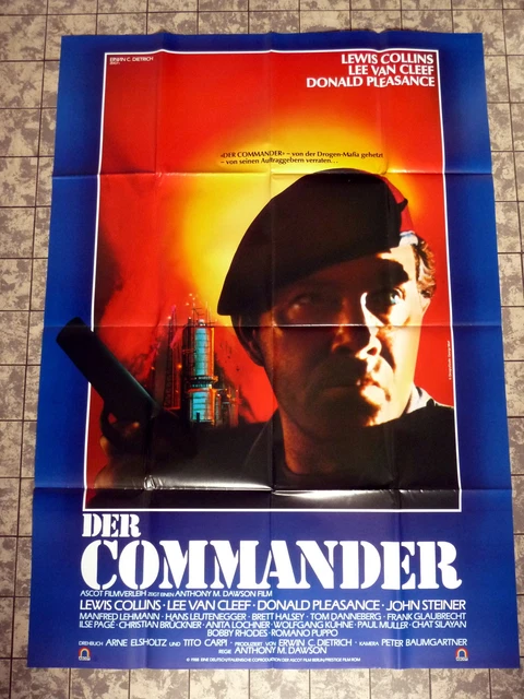 COMMANDER * LEWIS Collins, Lee van Cleef - A0-FILMPOSTER - Ger 2-Sheet ...