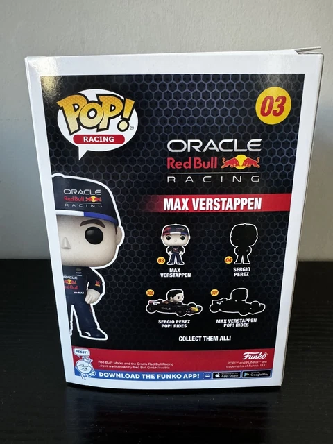 FUNKO POP! VINYL: Oracle Red Bull Formula 1 Racing - Max Verstappen #3 ...
