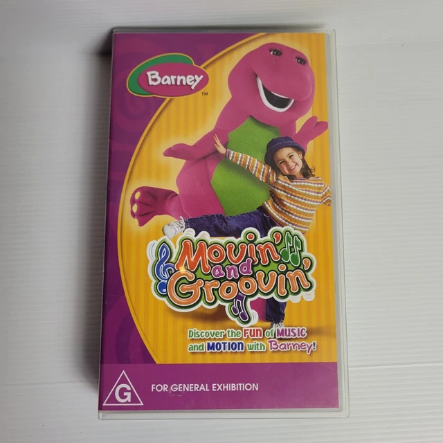 BARNEY MOVIN' AND Groovin' VHS 2004 Rare Vintage Collectable Songs ...